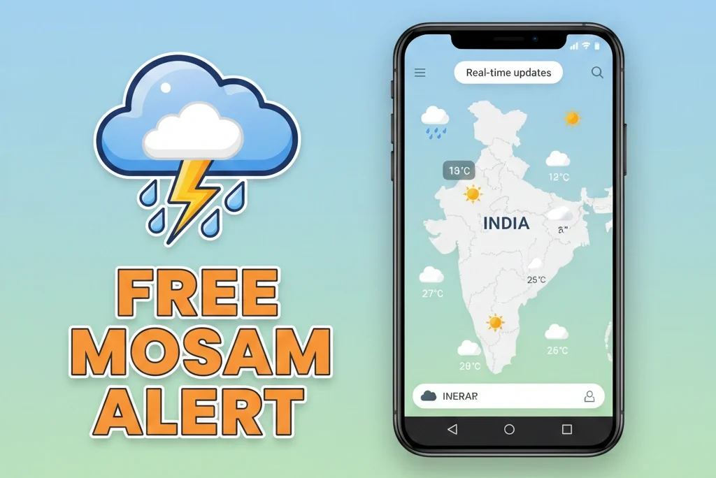 Free Mosam Alert | Aaj Ka Mosam – बारिश और मौसम अपडेट तुरंत पाएं